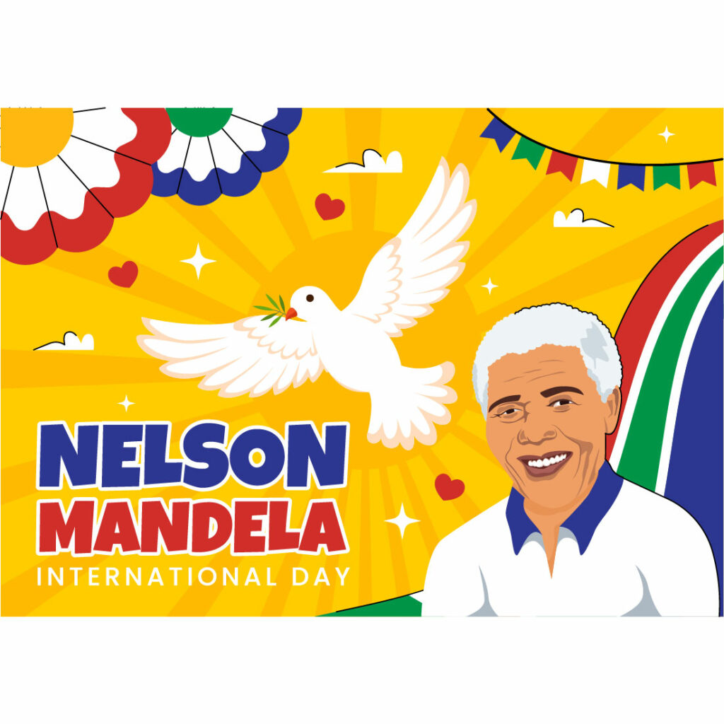 10 Nelson Mandela International Day Illustration - MasterBundles