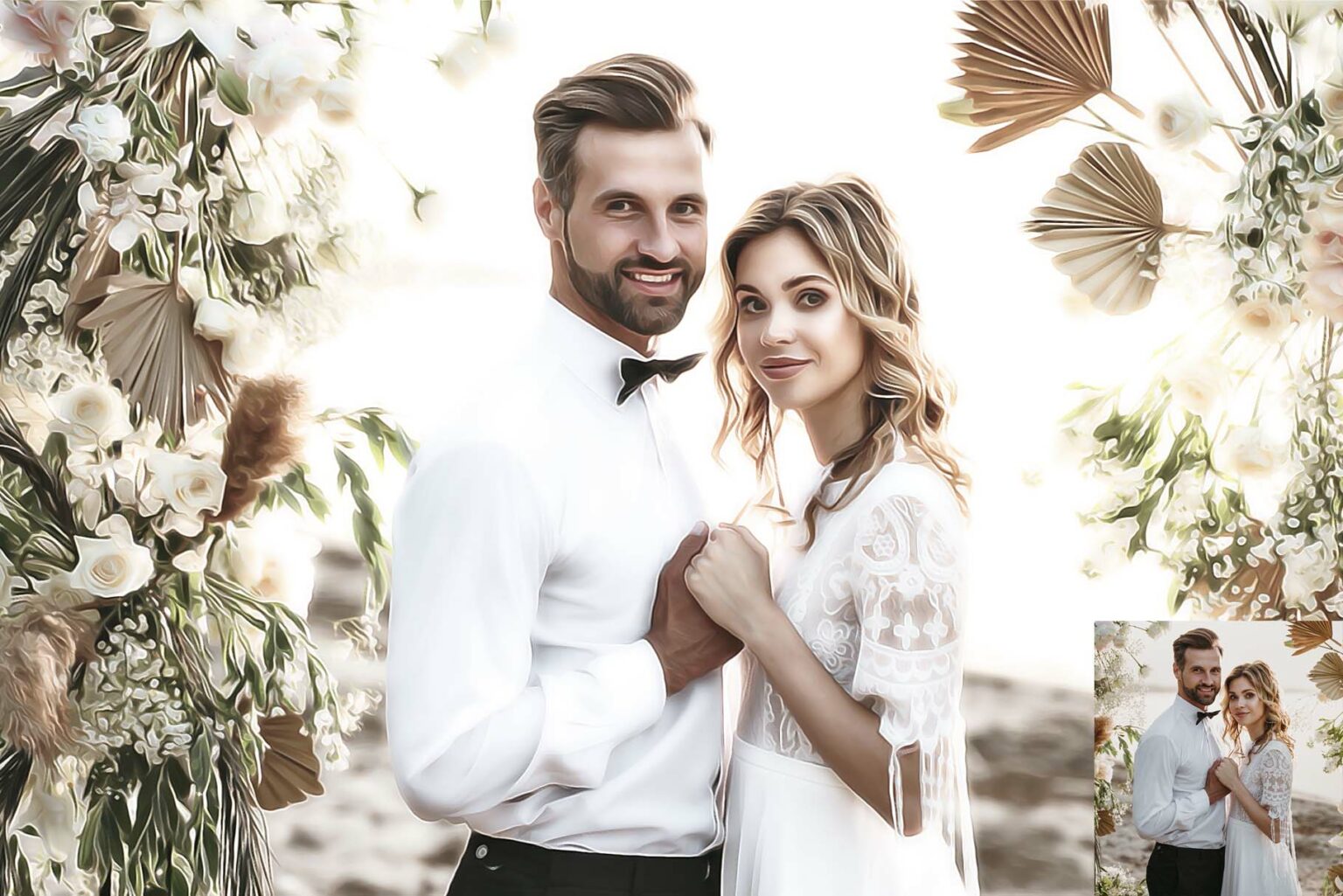 Oil Paint Creator Photoshop Action - MasterBundles