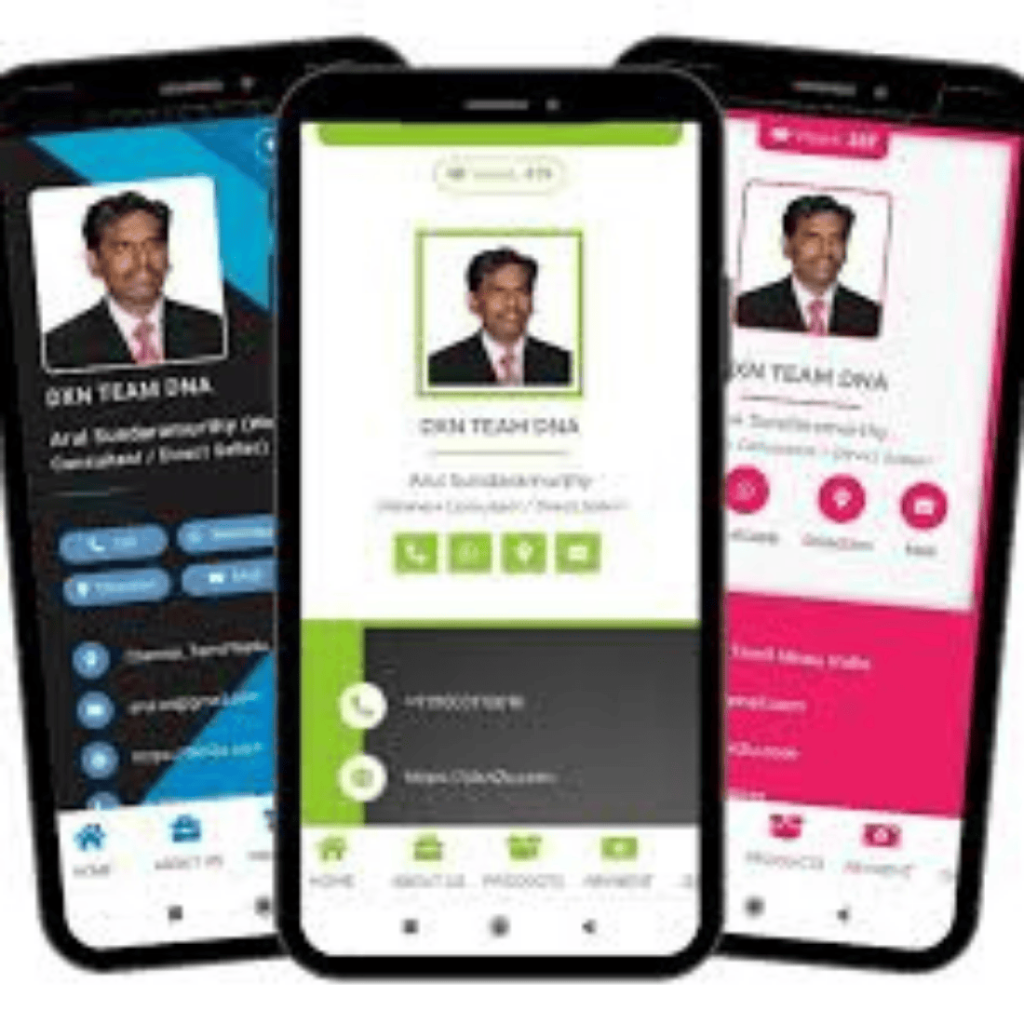 Digital Visiting Card Website Source Code – PHP, HTML, CSS | Mobile ...