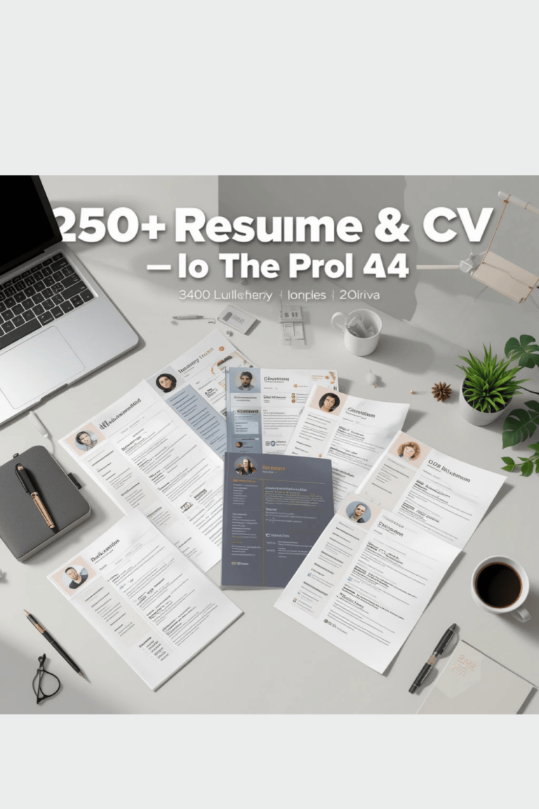 Resume & CV Templates Bundle – Word, Canva, PSD, AI Format - MasterBundles