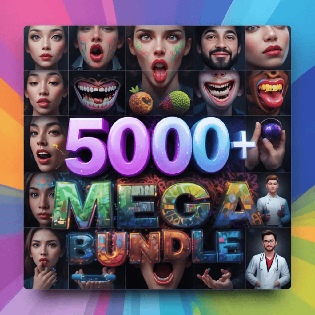 5000+ PNG Mega Bundle – All-in-One Ultimate Collection - MasterBundles