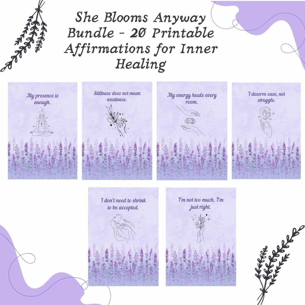 The Sacred Self Bundle – 20 Printable Feminine Energy Quotes ...