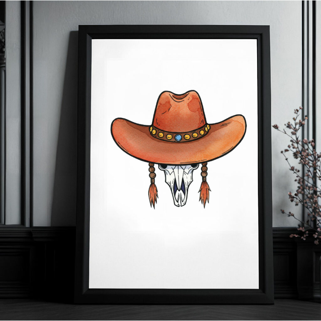 20+ Watercolor Western Boho Clipart | High-Resolution PNG Bundle ...