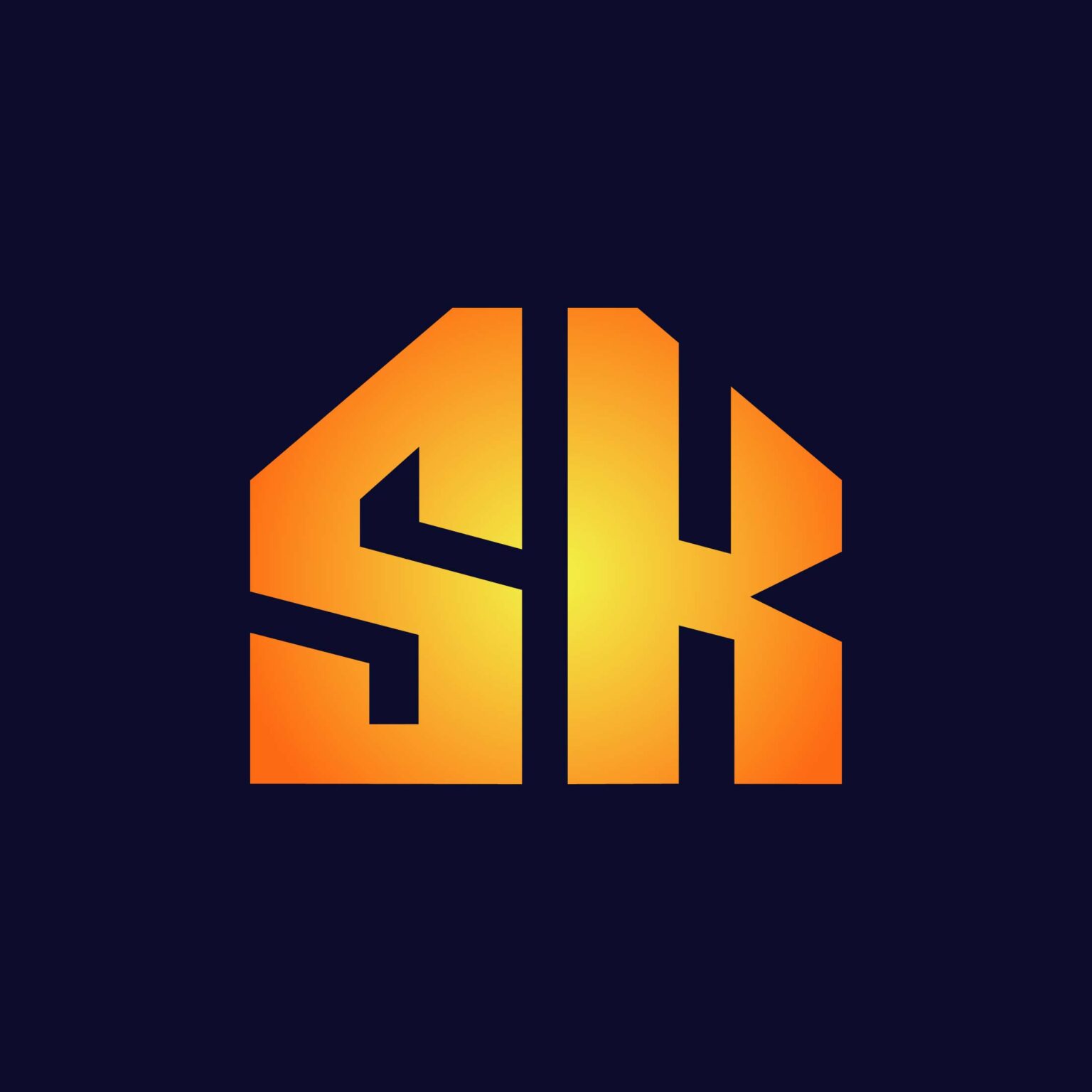 letter Sk or Ks abstract alphabet logo set - MasterBundles