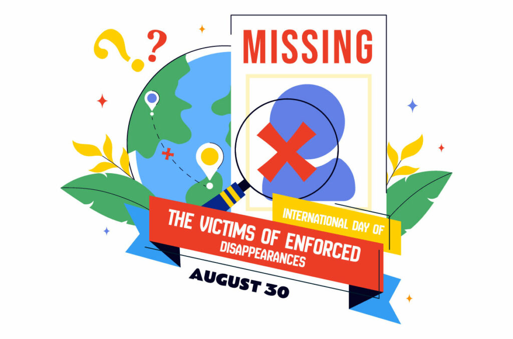 10 Victims of Enforced Disappearances Day Illustration - MasterBundles