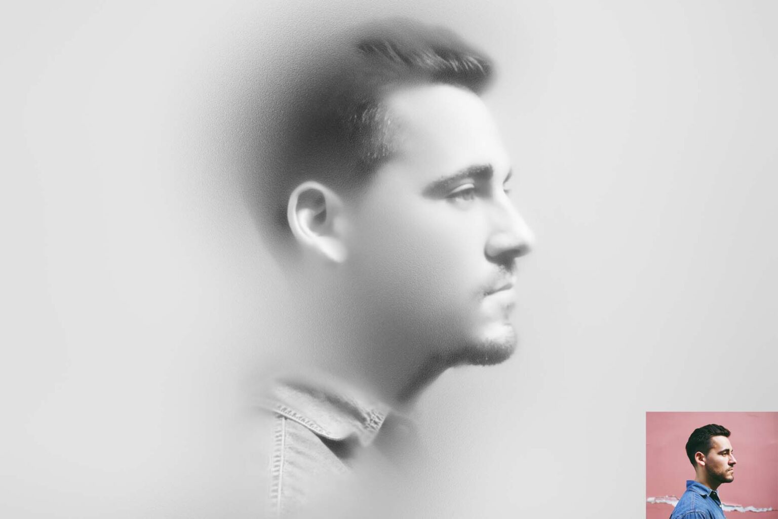 Glass Effect Photoshop Action - MasterBundles