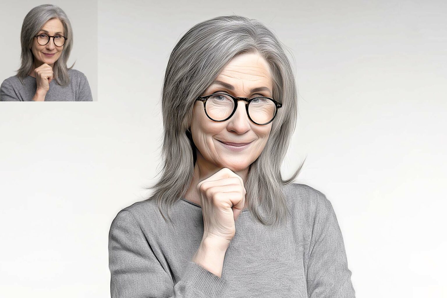Modern Portrait Art Photoshop Action - MasterBundles