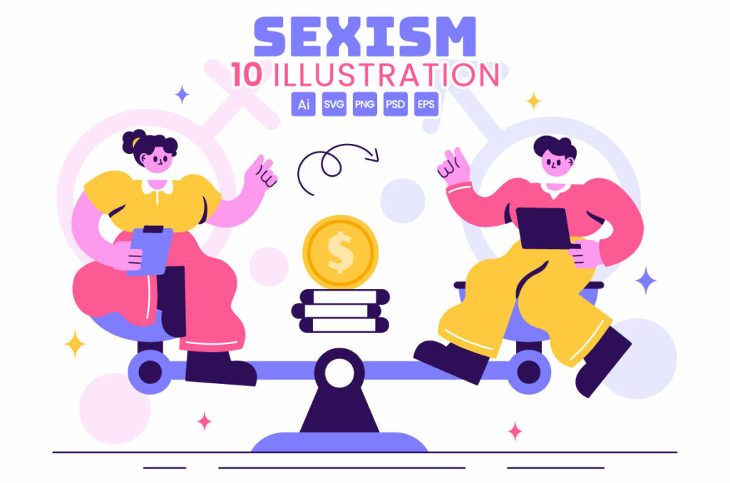 10 Sexism Awareness Illustration - MasterBundles