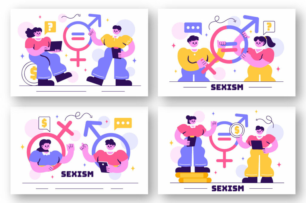 10 Sexism Awareness Illustration - MasterBundles