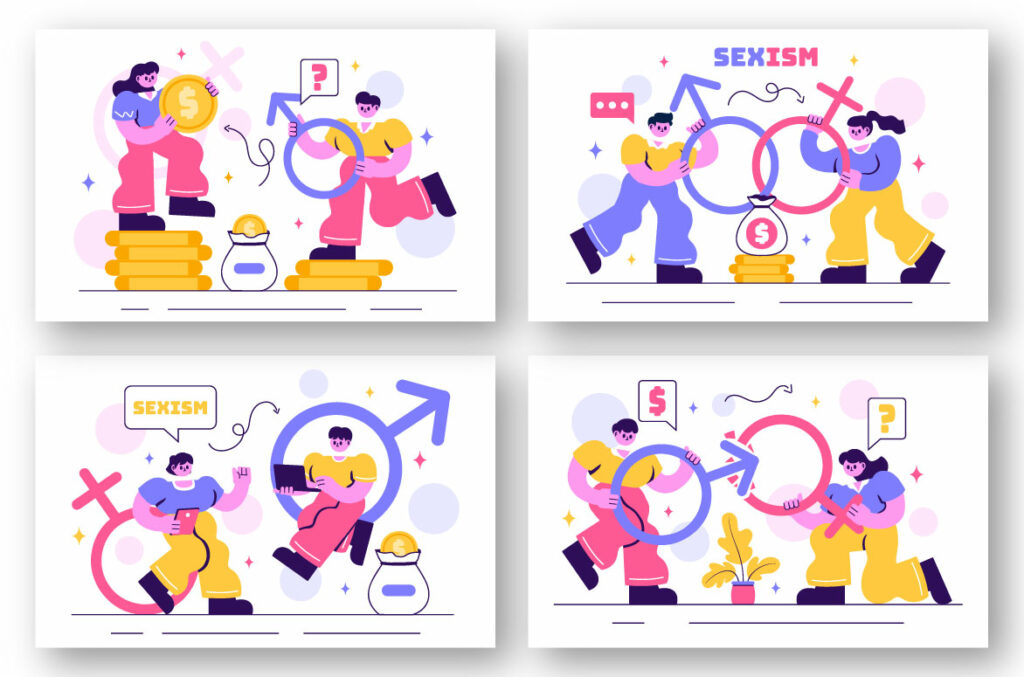 10 Sexism Awareness Illustration - MasterBundles