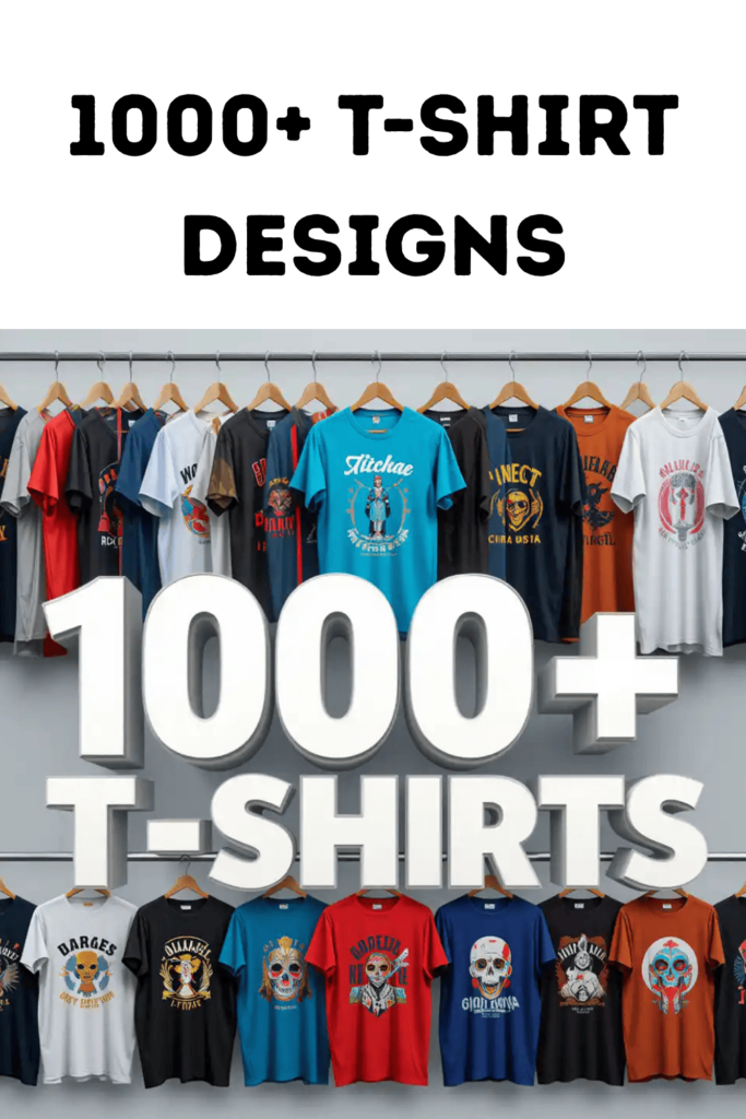 1000+ T-Shirt Design Mega Bundle – Sell, Wear & Go Viral! - MasterBundles