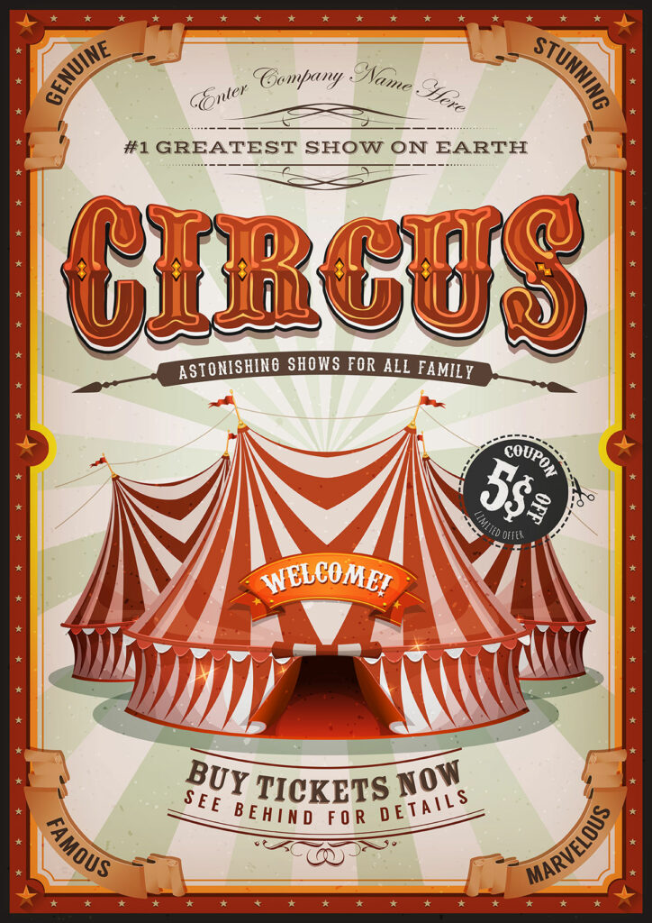Epic Circus Collection: 75 Stunning Retro Circus Designs! 🎪🤡 ...
