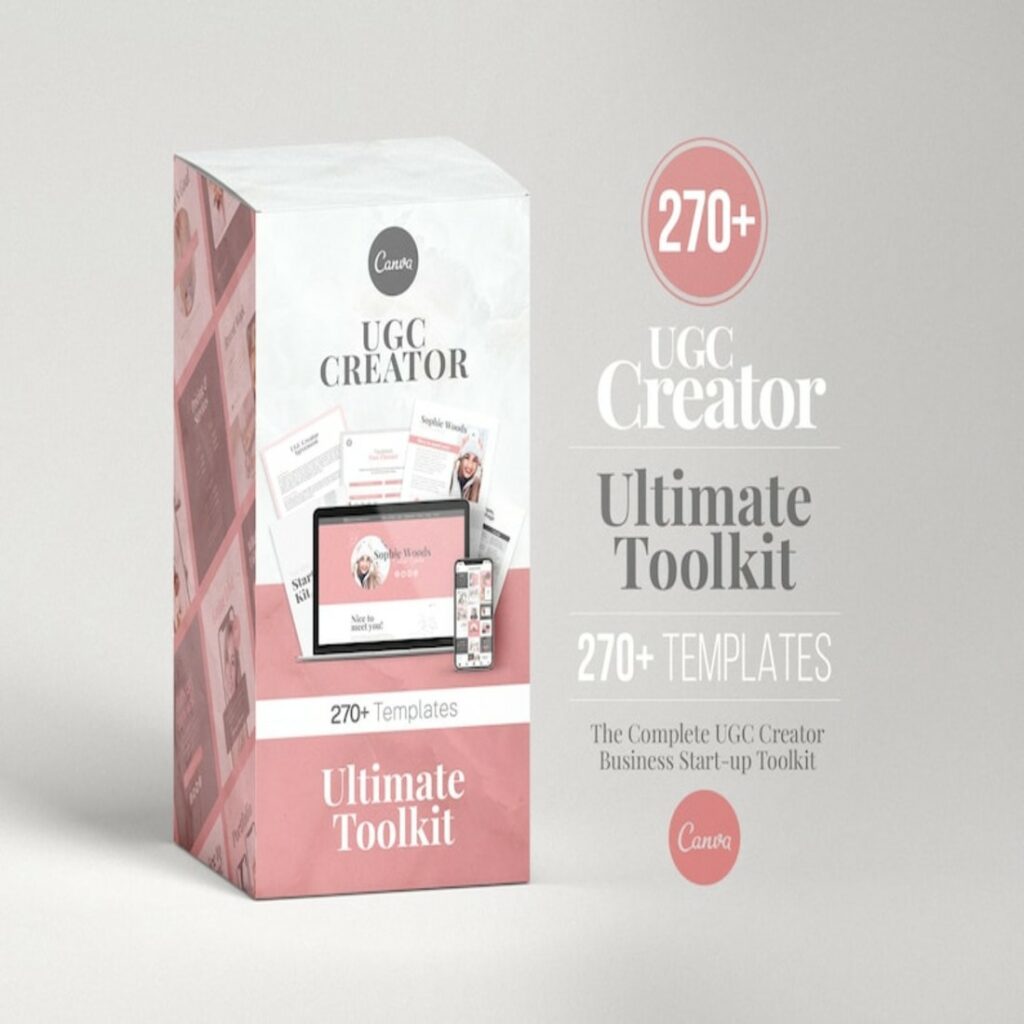 UGC Creator Ultimate Toolkit, Portfolio Template, Influencer Contract ...