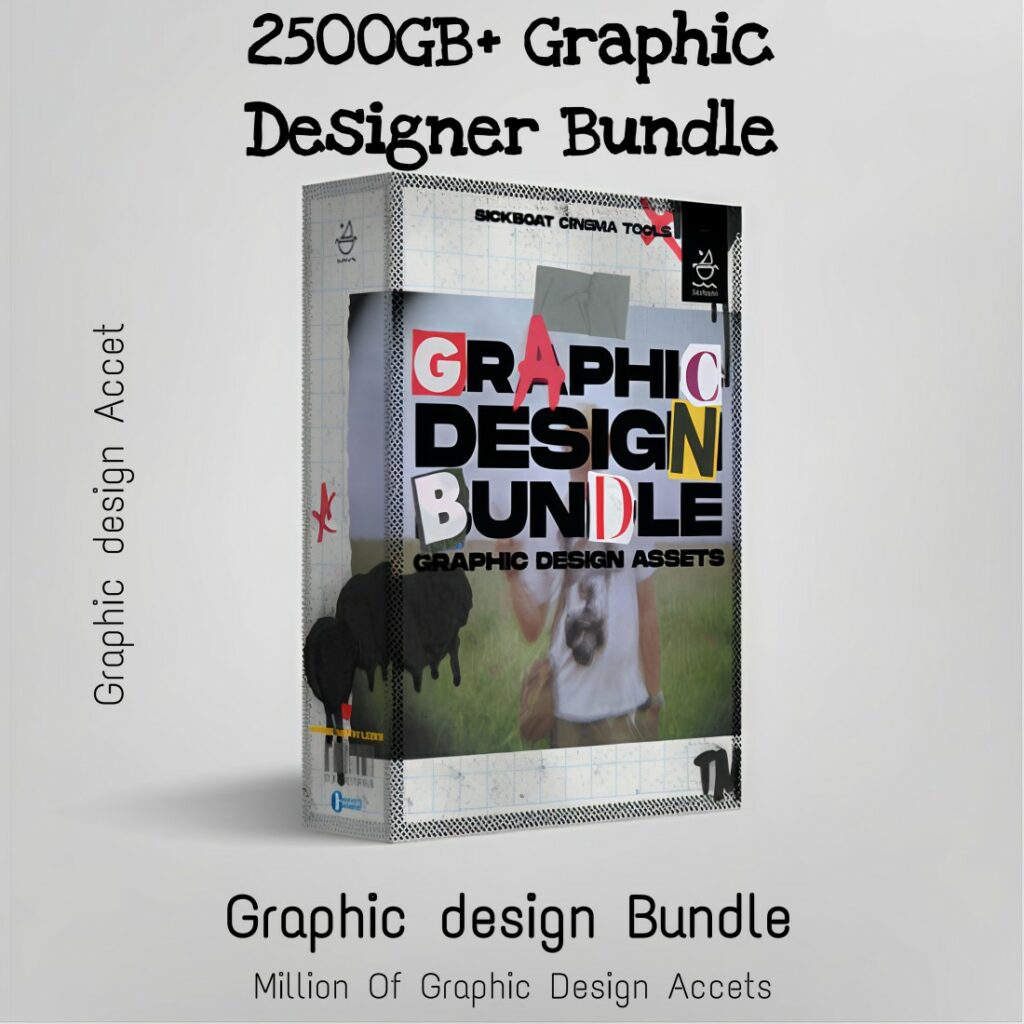 Mega Graphic Bundle 2500+GB Graphic Designer Bundle New Resell Right ...