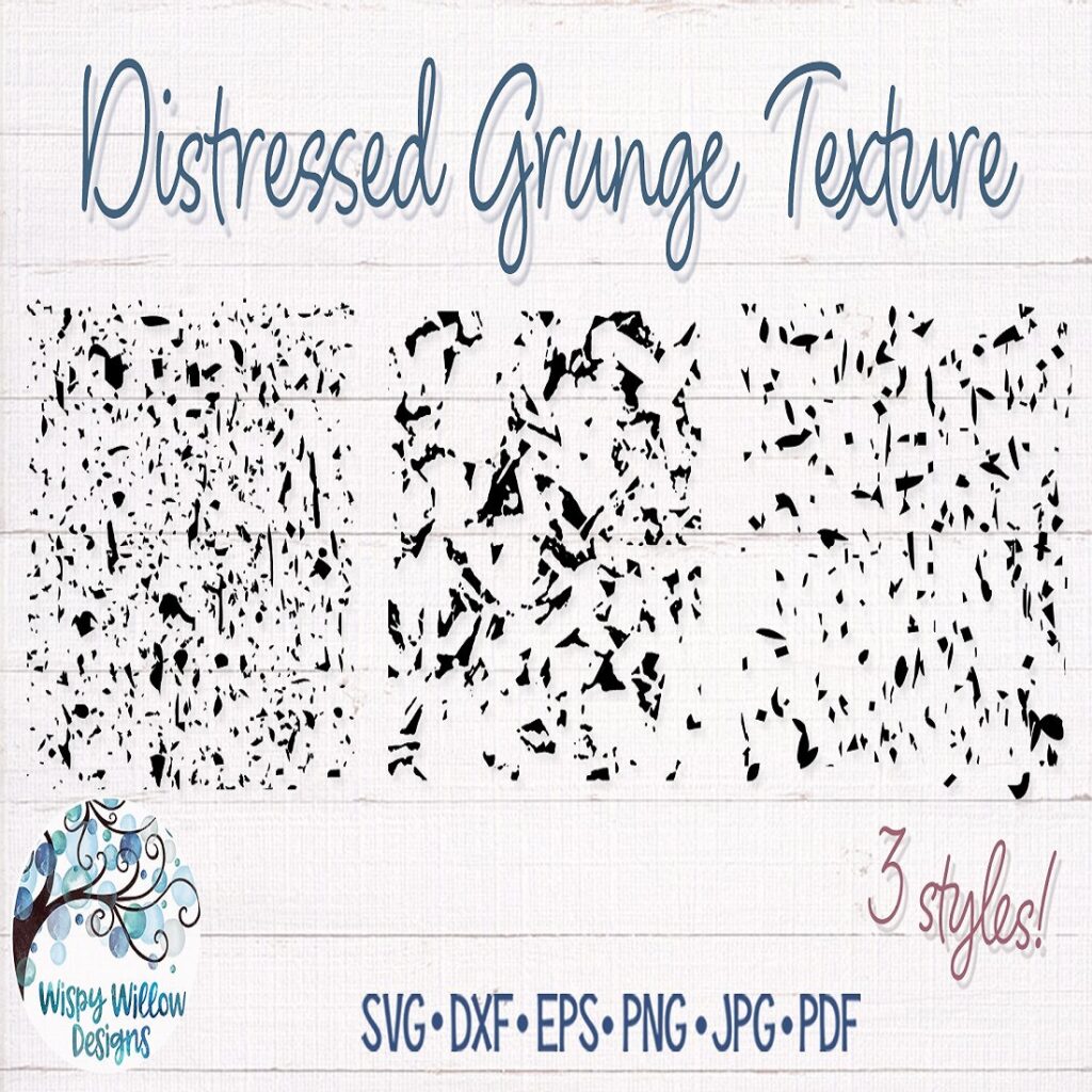 Distressed Grunge Texture SVG Bundle Distressed Overlay - MasterBundles