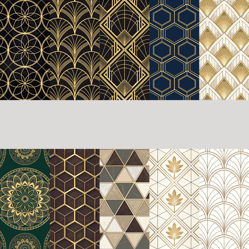 10 Luxury Geometry Seamless Pattern - MasterBundles