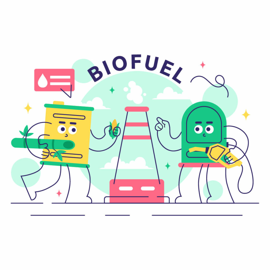 10 Biofuel Life Cycle Illustration - MasterBundles