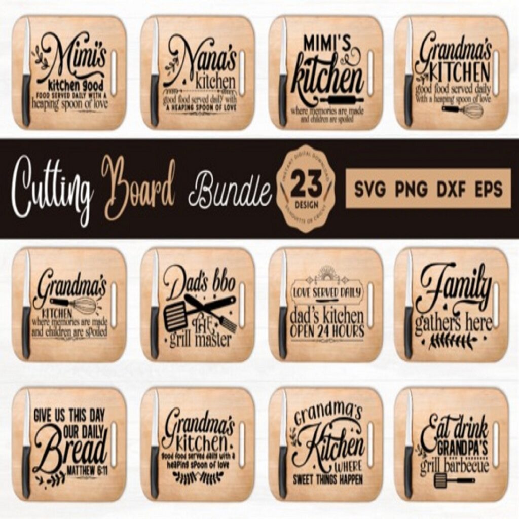 Free Cutting Board Quotes SVG Bundle - MasterBundles
