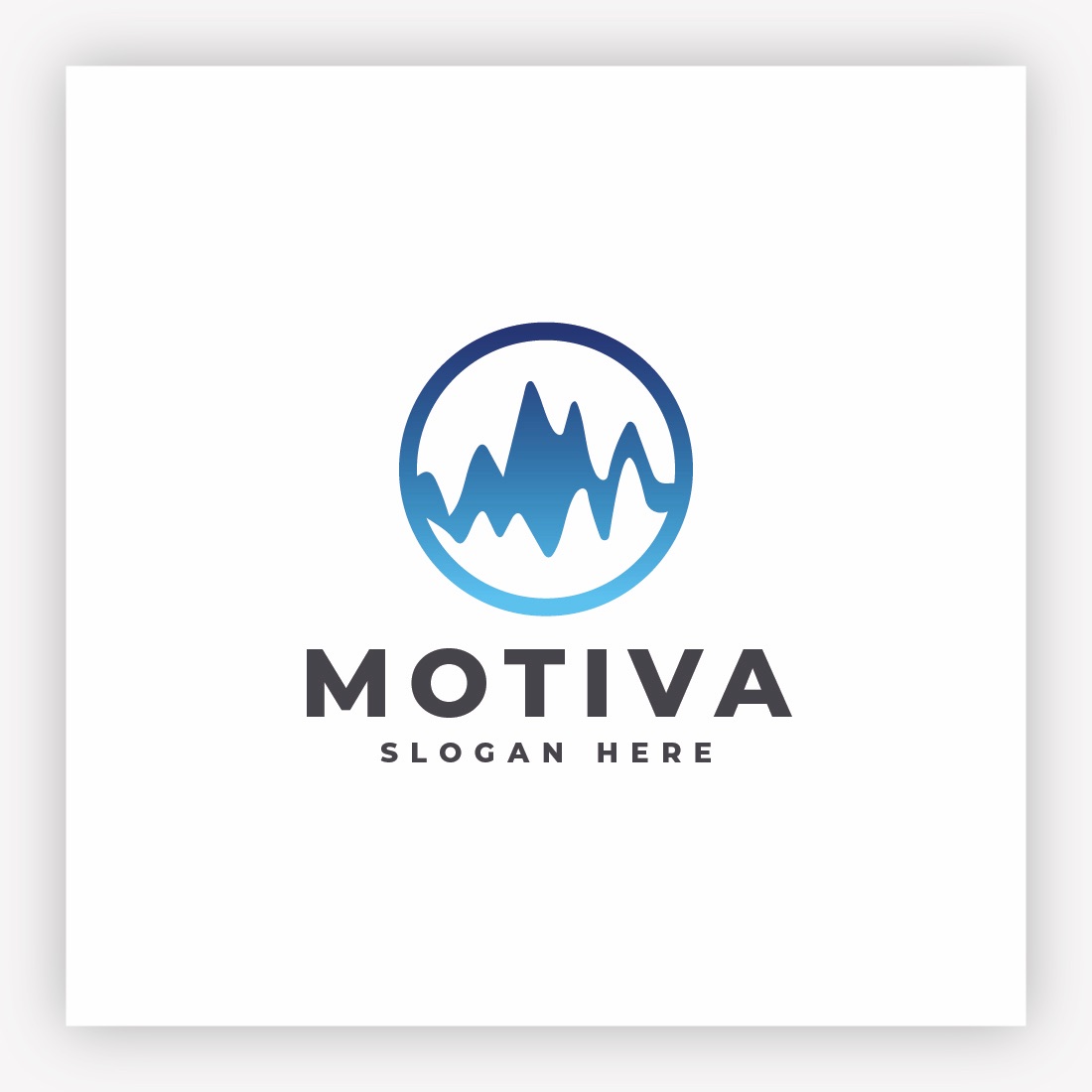 Motiva Audio Wave Logo - MasterBundles