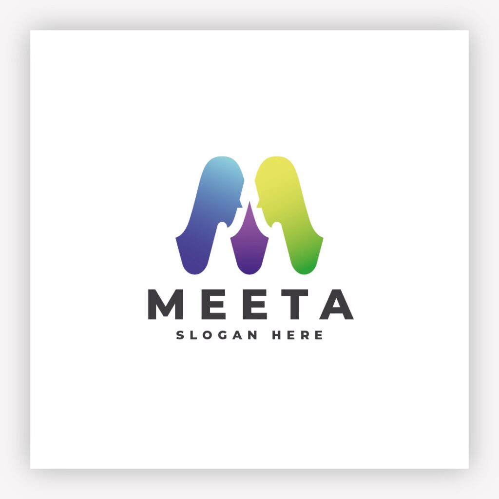 Meeta People Letter M Logo - MasterBundles