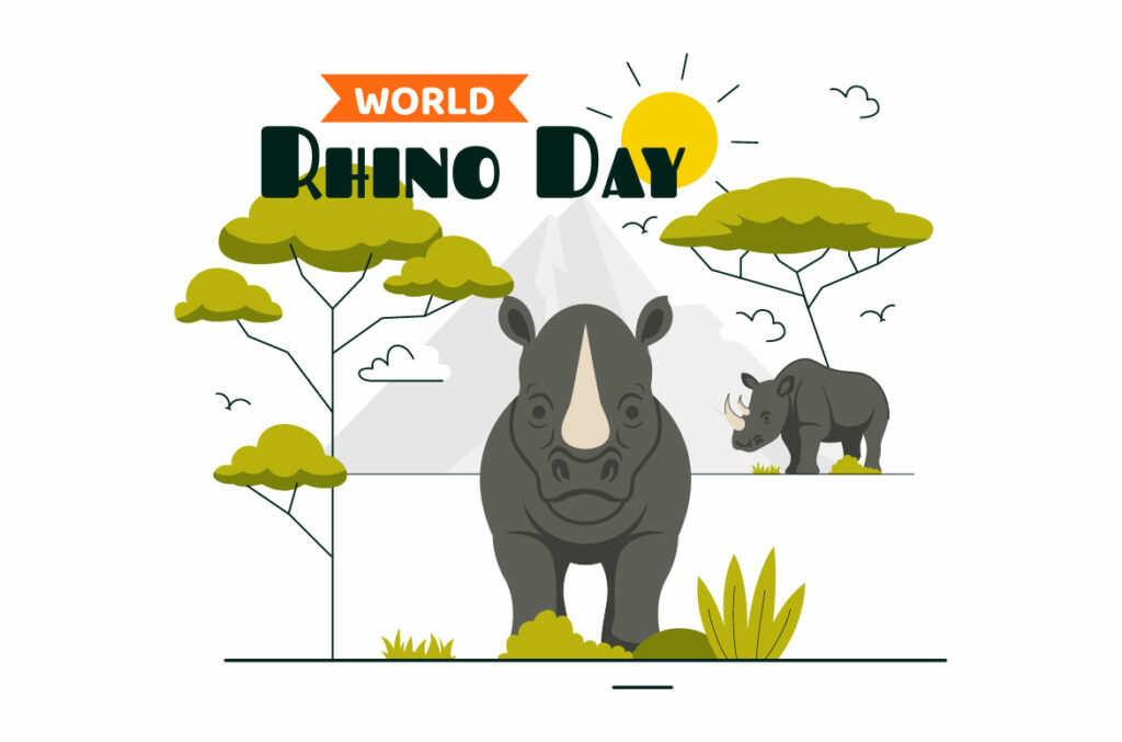 10 World Rhino Day Illustration - MasterBundles