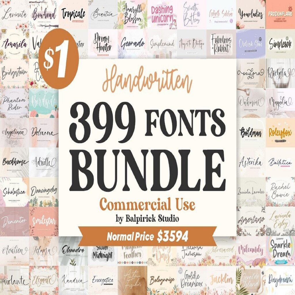 15686+ Font Bundles 2025 - MasterBundles