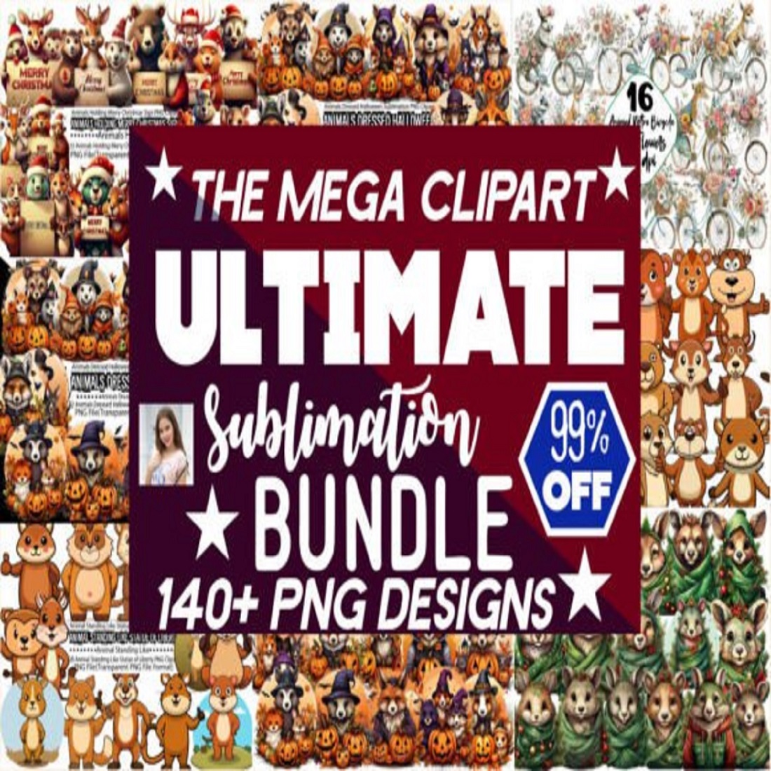 The Mega Sublimation Clipart Bundle - MasterBundles
