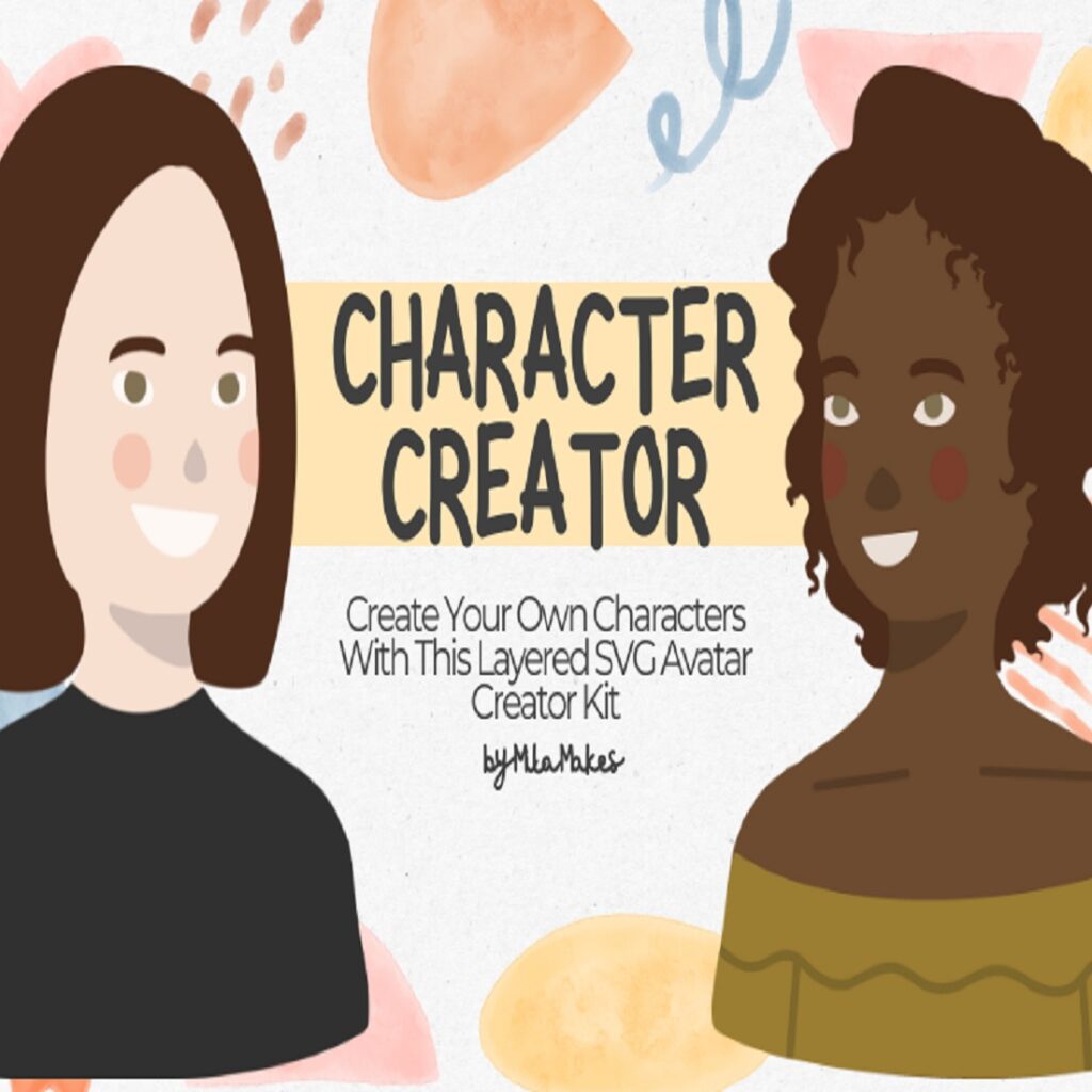 Custom Character Avatar Creator Builder - MasterBundles