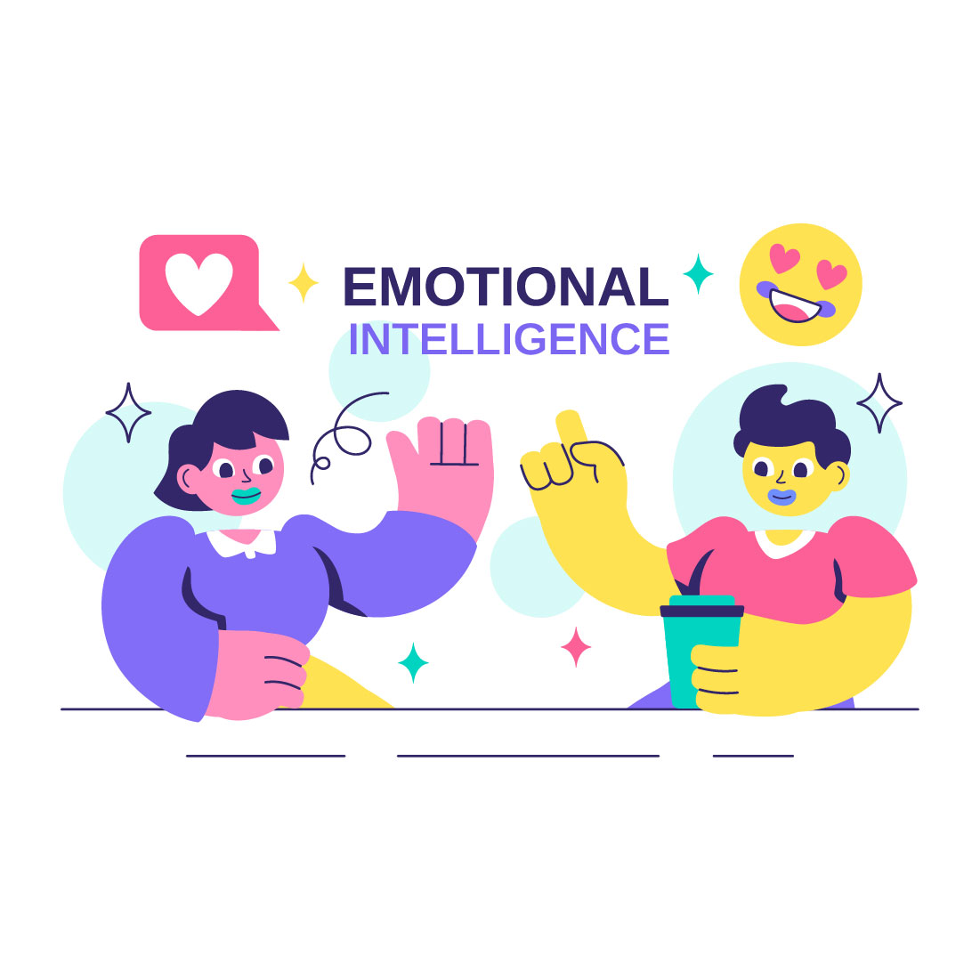 10 Emotional Intelligence Illustration - MasterBundles