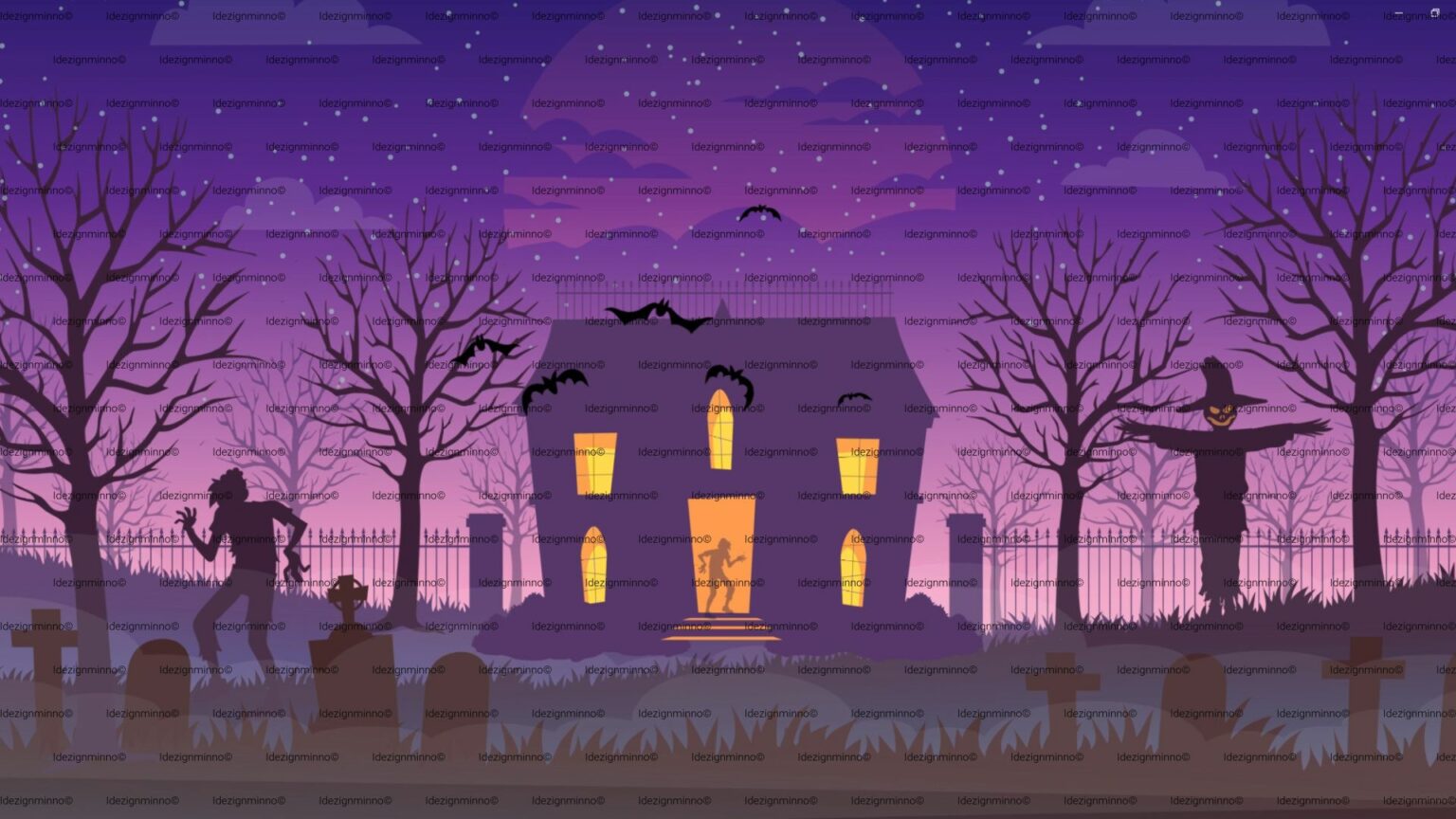 6 Halloween Spooky Loop Backgrounds 4K Animation - MasterBundles