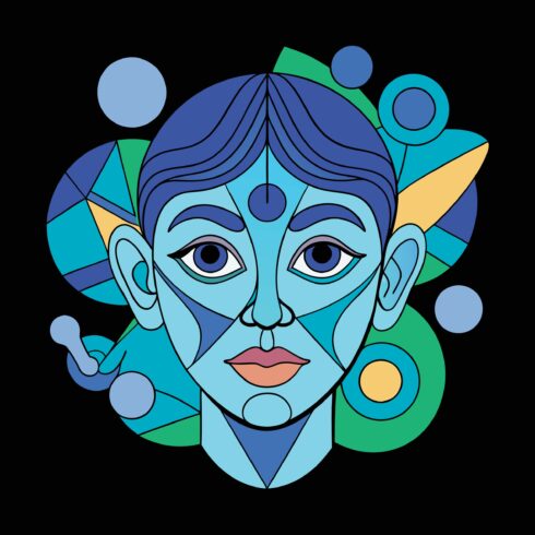 Human-Face-Multi-Color - MasterBundles
