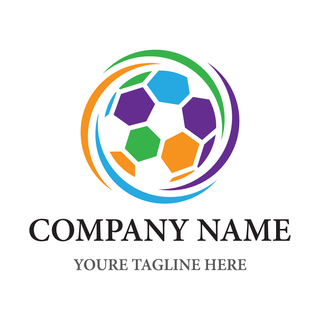 Soccer Ball Logo Design - MasterBundles