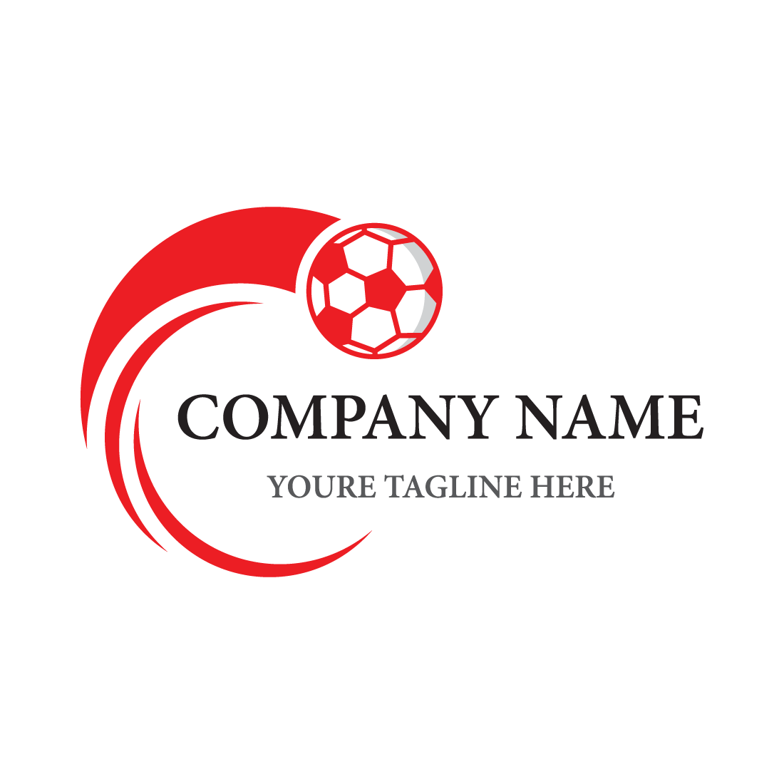 Soccer Ball Logo Design - MasterBundles