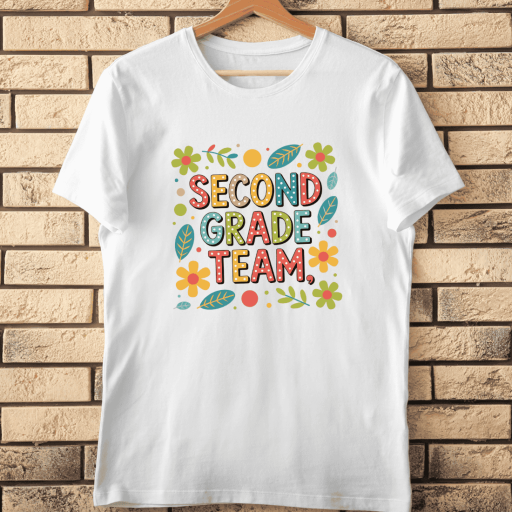 Second Grade Team T-Shirt Design - MasterBundles