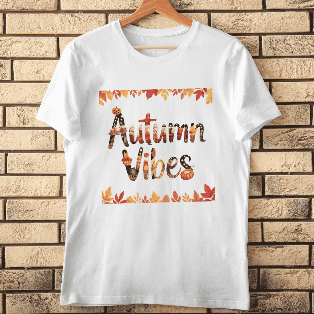 Funny Autumn Vibes T-shirt Design - MasterBundles