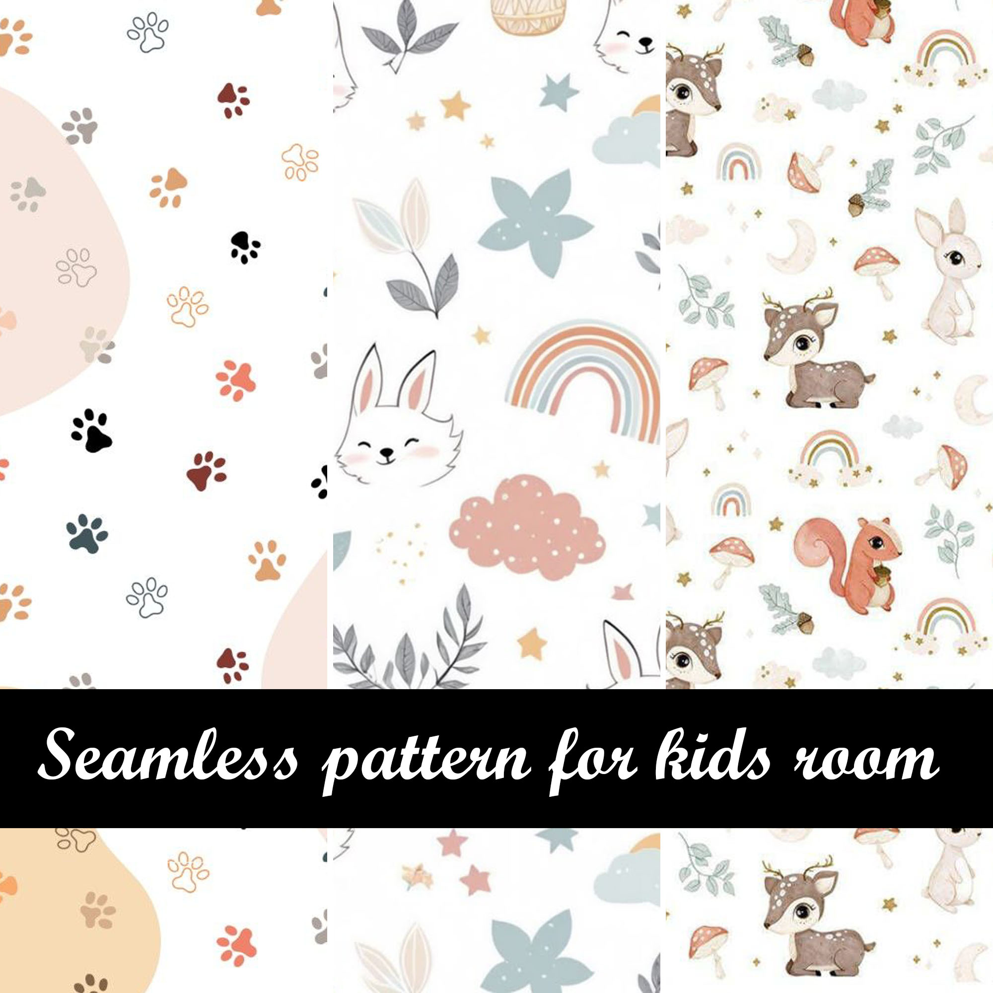 seamless pattern for kids room. - MasterBundles