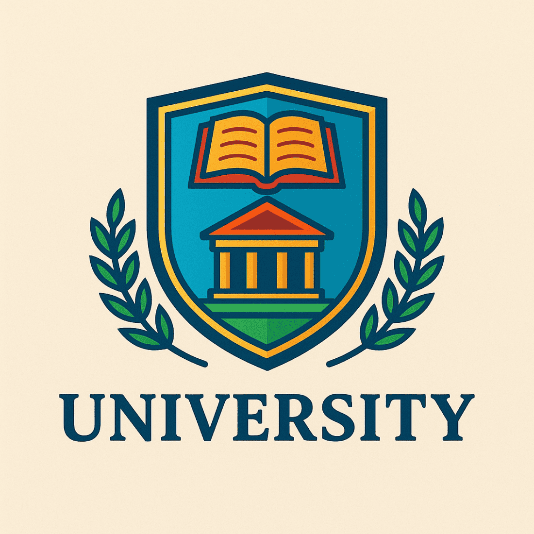 School University editable logo design - MasterBundles