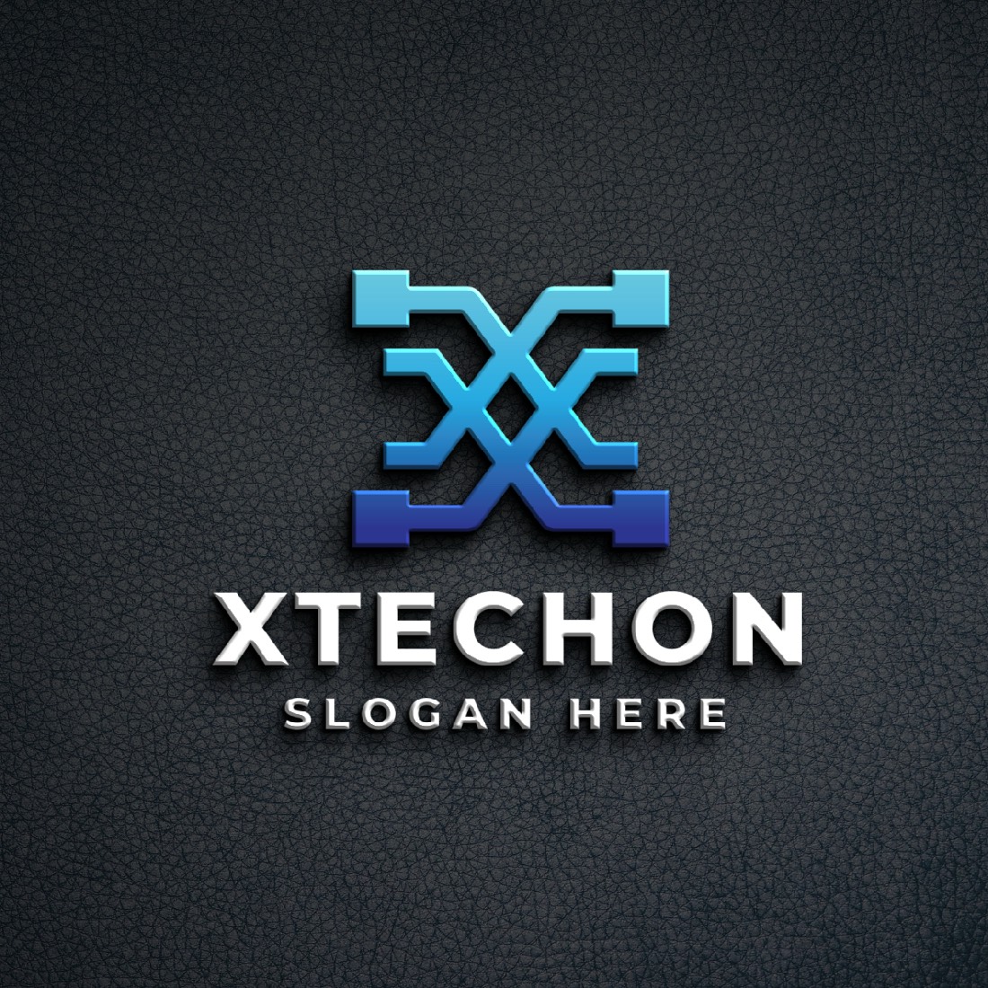 Modern X Letter Logo - Network & Data Tech Design - MasterBundles