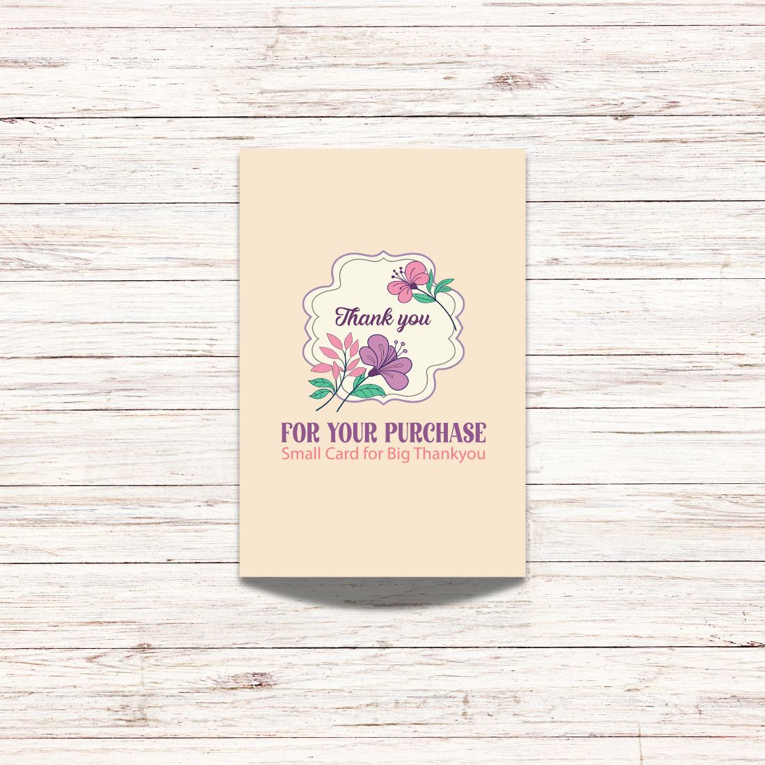 Thank You Card Design | Business Customer Appreciation Card | EPS ...