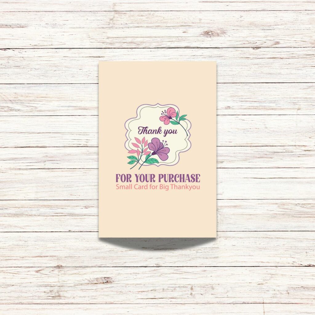 Thank You Card Design | Business Customer Appreciation Card | EPS ...