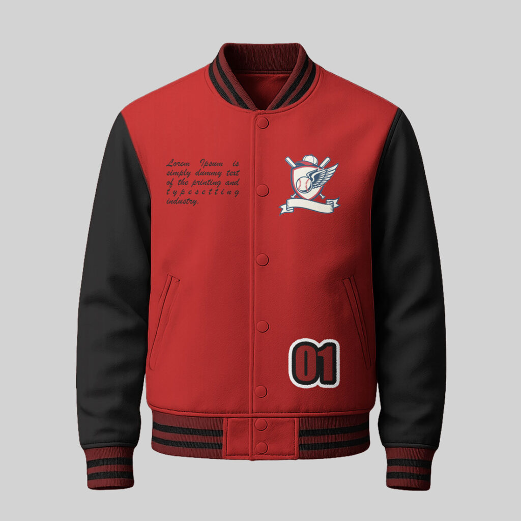 Baseball Jacket Mockup – Editable Design & Color - MasterBundles