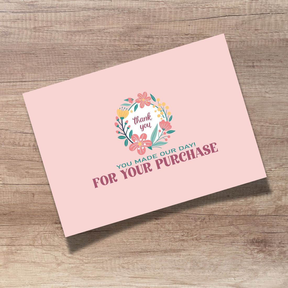 Thank You Card Design | Business Customer Appreciation Card | EPS ...