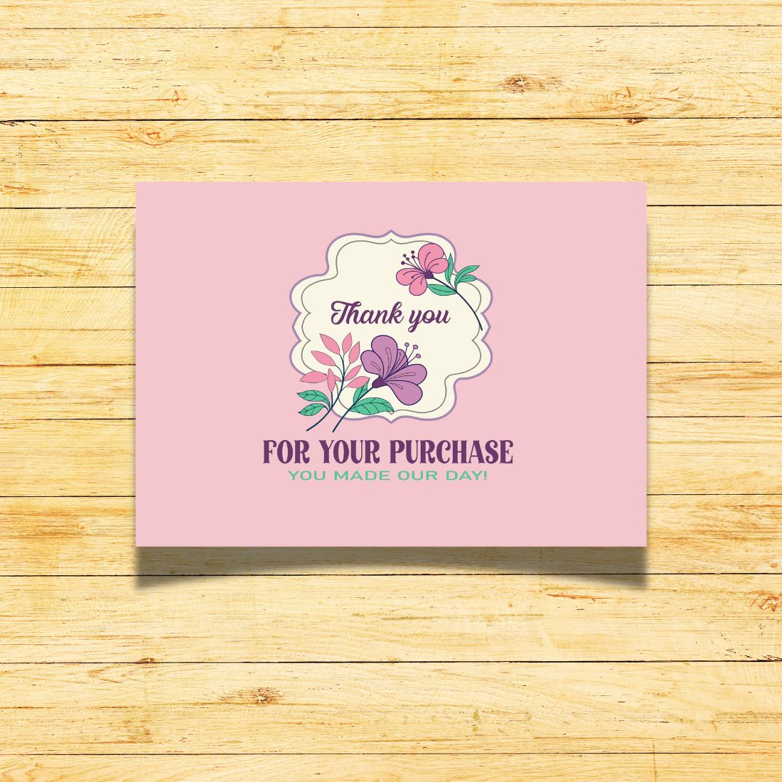 Thank You Card Design | Business Customer Appreciation Card | EPS ...