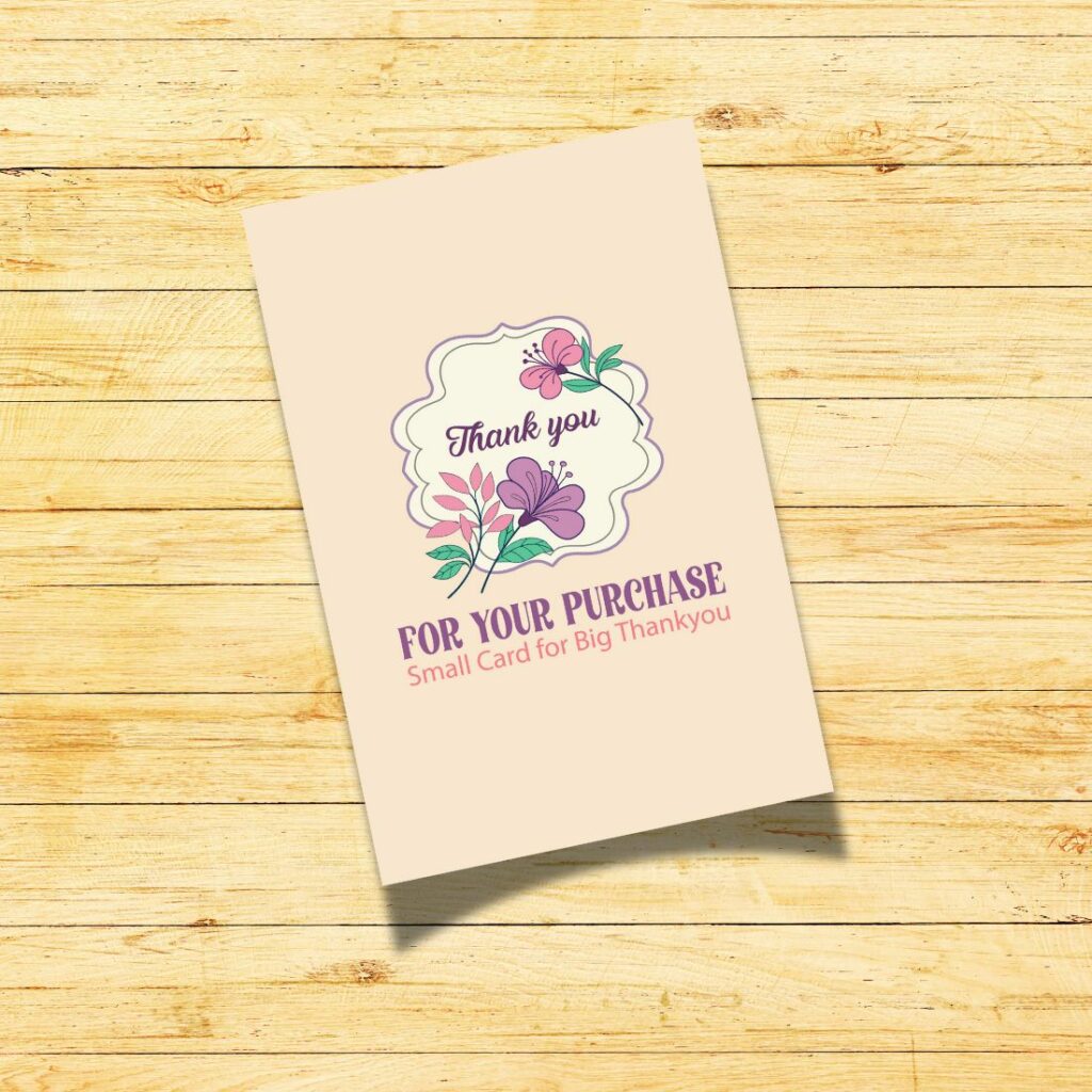 Thank You Card Design | Business Customer Appreciation Card | EPS ...
