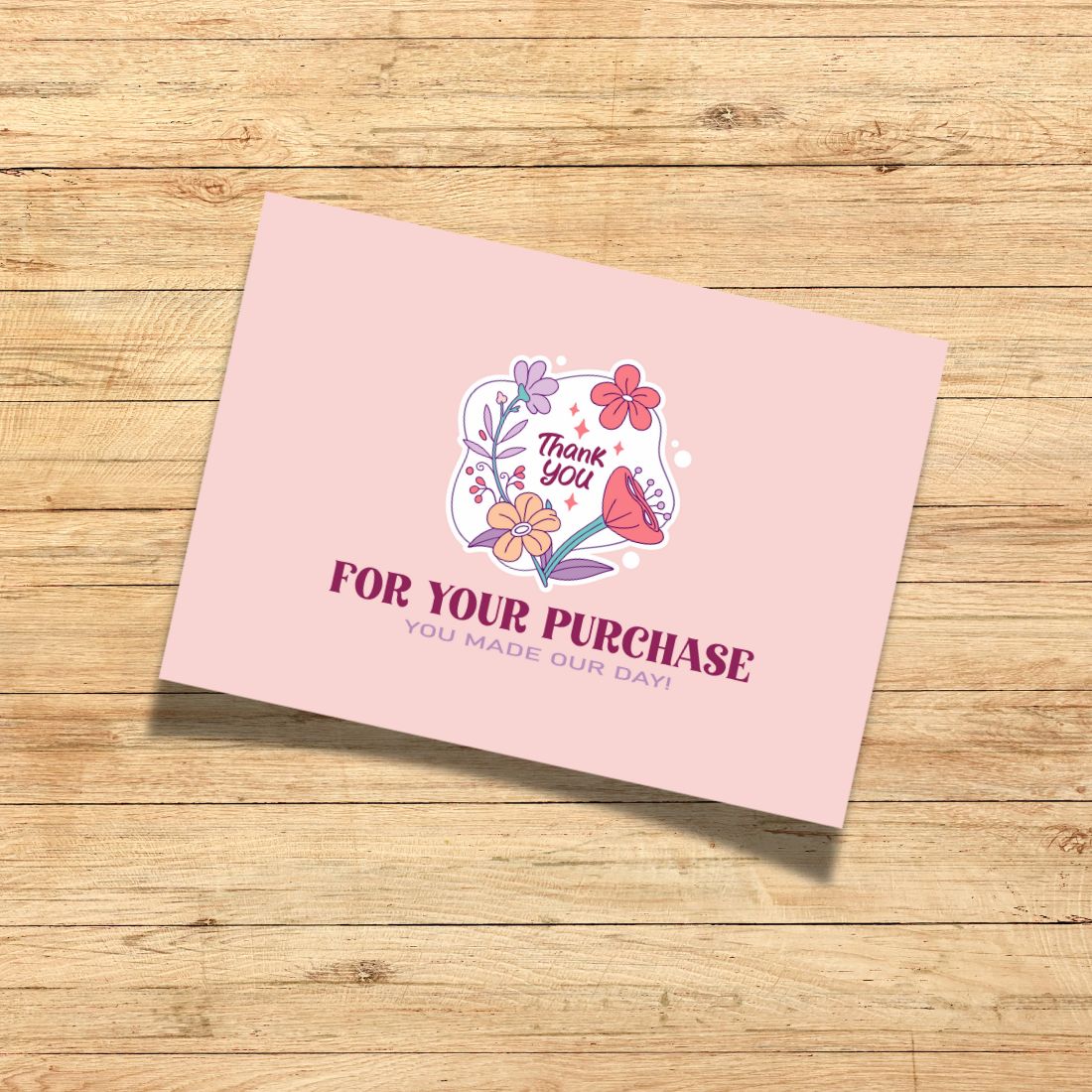 Thank You Card Design | Business Customer Appreciation Card | EPS ...