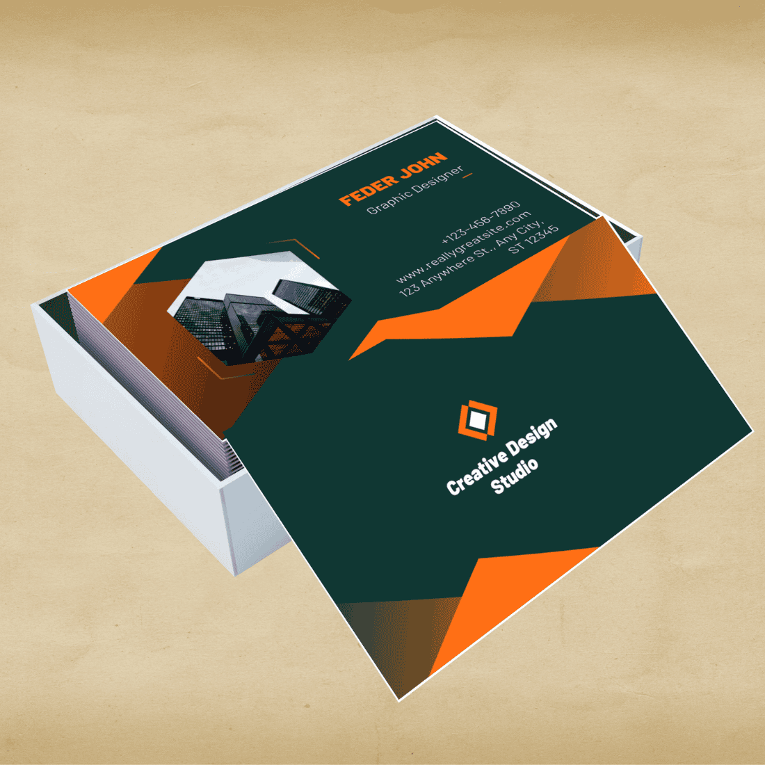 Modern Business Card Template Design - MasterBundles