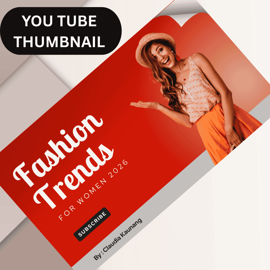You Tube Thumbnail "Trendy Looks Every Woman Needs This Year ...