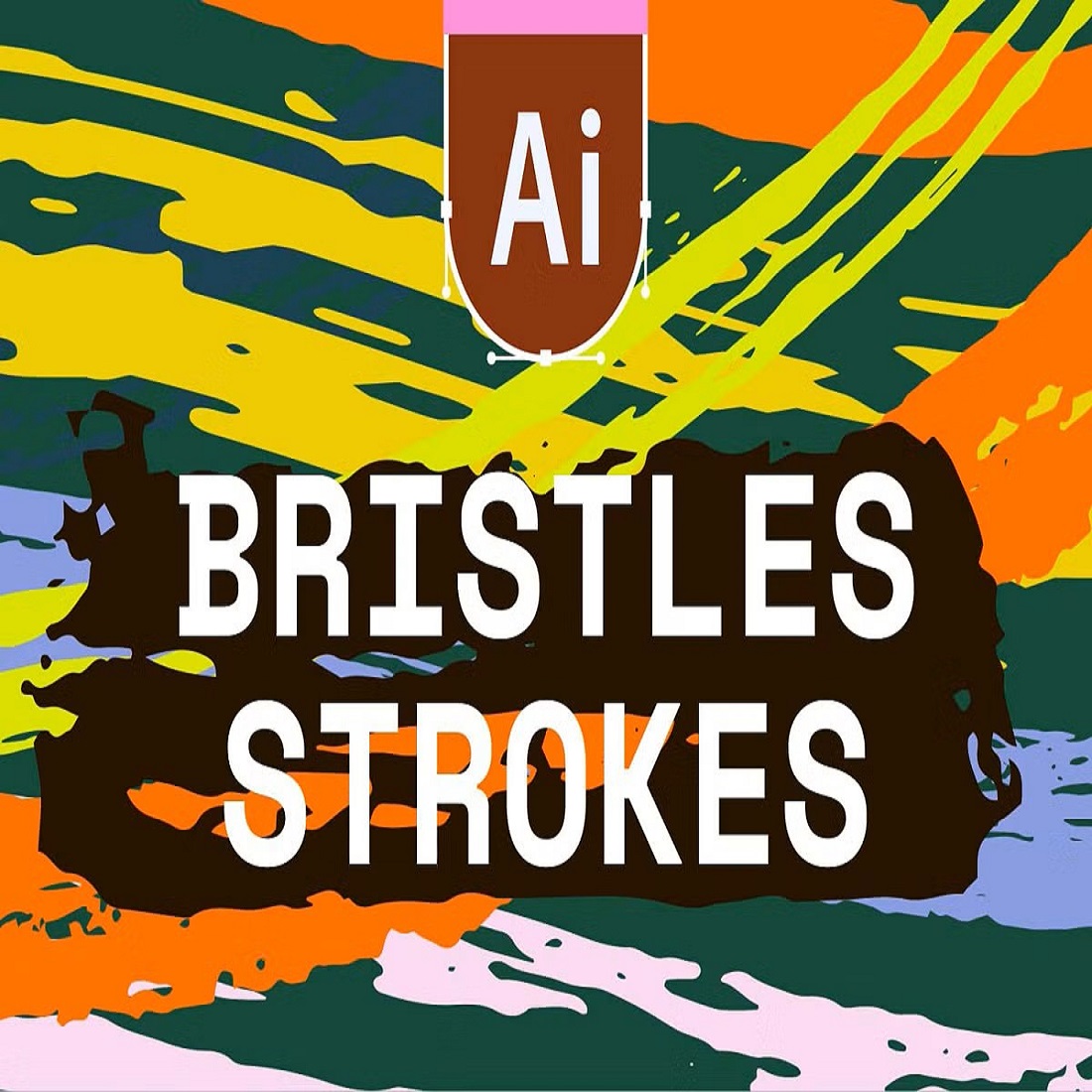 Adobe Illustrator Bristle Brushes - MasterBundles