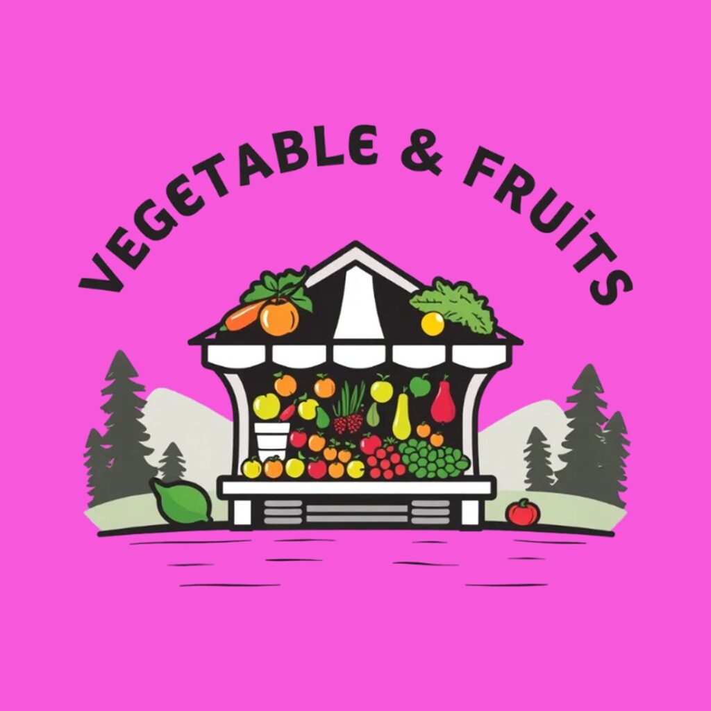 Veg & Fruits shop Logo design - MasterBundles