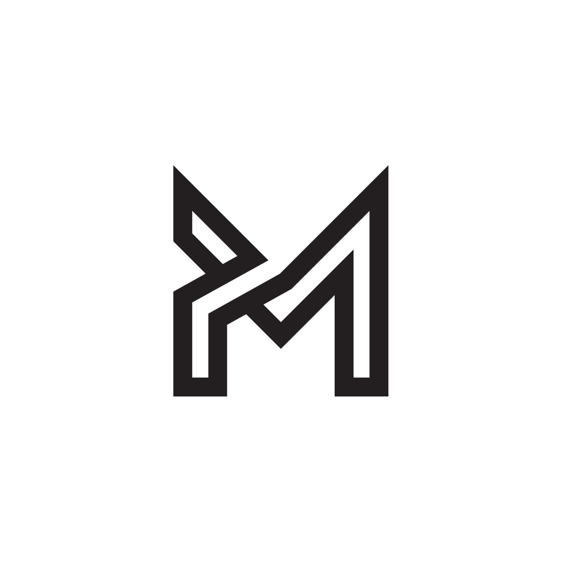 Modern Letter M Logo Icon for Business and Brand Identity - MasterBundles